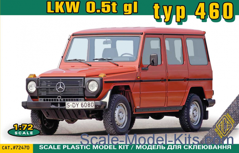 LKW 0.5t GL typ 460 Passenger car-Ace plastic scale model kit in 1:72 ...