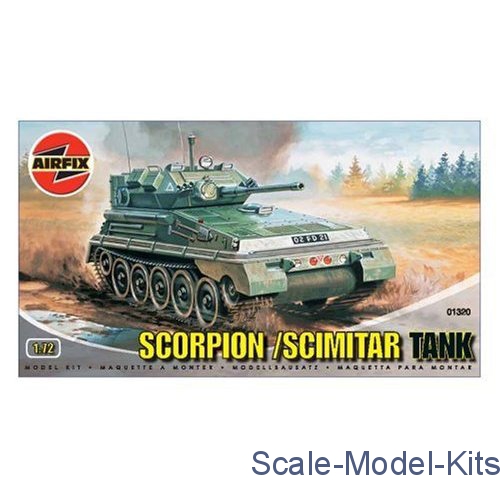 Airfix - SCORPION TANK - plastic scale model kit in 1:72 scale ...