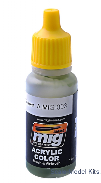 MIG (AMMO) - Acrylic paint: RAL 6011 Resedagrun A-MIG-0003 - plastic ...