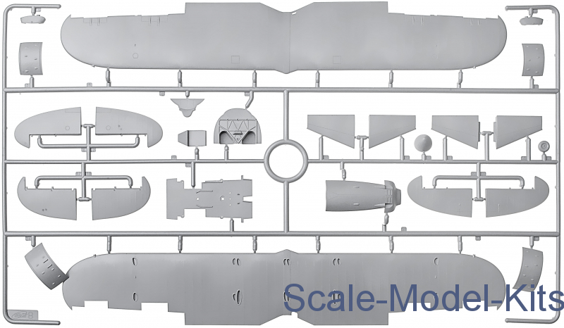 CR. 42CN, Italian World War II night fighter-ICM plastic scale model ...