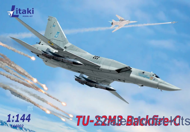 Litaki Models - Tu-22M3 Backfire-C long-range missile carrier - plastic ...