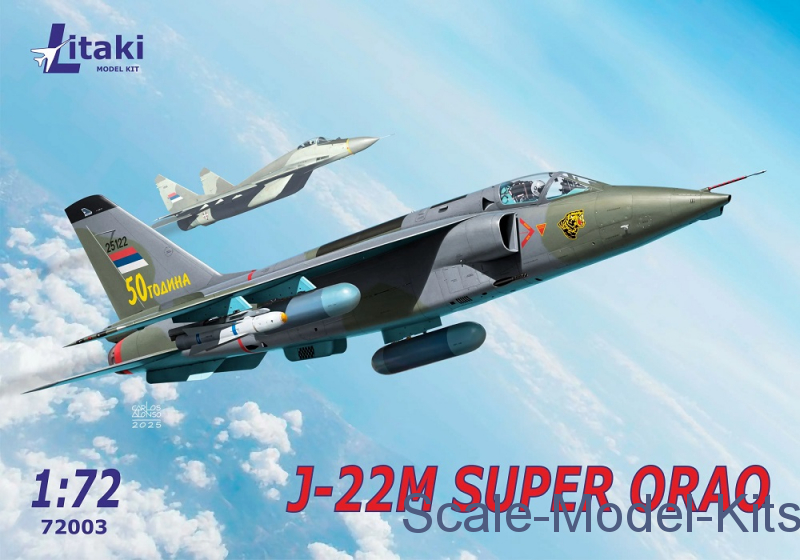 Litaki Models - J-22M Super Orao ground attack aircraft - plastic scale ...