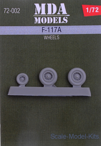 MDA models - Wheels for F-117A - plastic scale model kit in 1:72 scale (MDA72-002)//Scale-Model ...