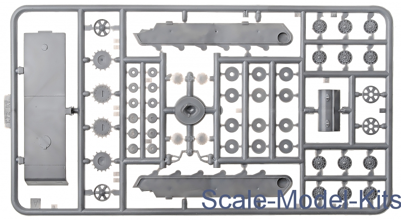 KV-220-2 76mm gun Soviet heavy tank-PST plastic scale model kit in 1:72 ...
