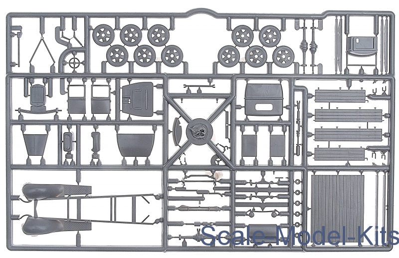 GAZ-MMM (1943) truck-PST plastic scale model kit in 1:72 scale (pst ...