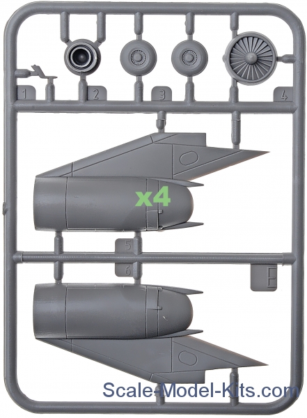 Roden - Lockheed C-141B Starlifter - plastic scale model kit in 1:144 ...