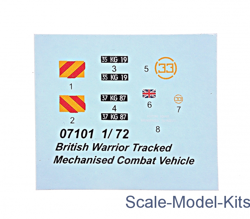 Trumpeter - English BTR Warrior - plastic scale model kit in 1:72 scale ...