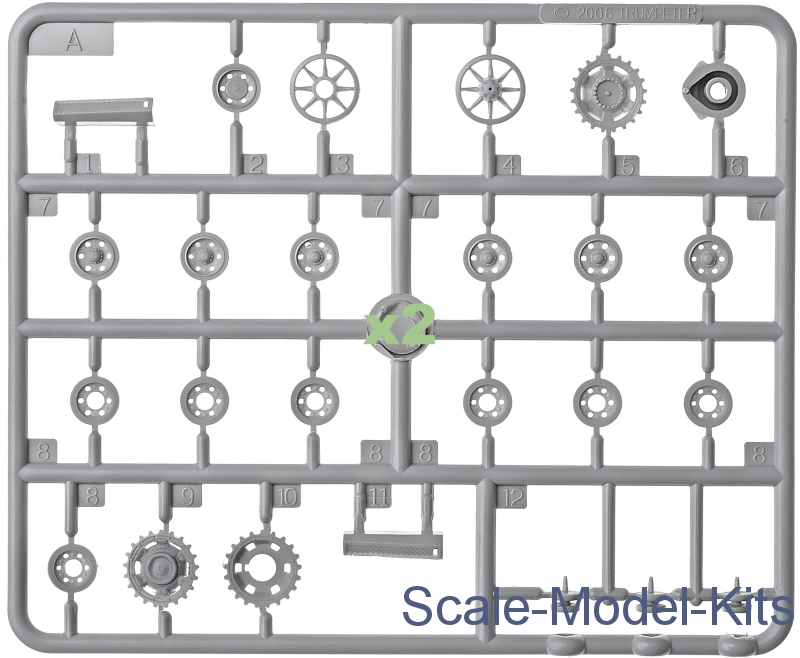 Trumpeter - Sturmgeschtz III ausf.G - plastic scale model kit in 1:72 ...